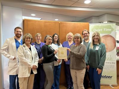 Holzer receives national recognition for maternity services ...