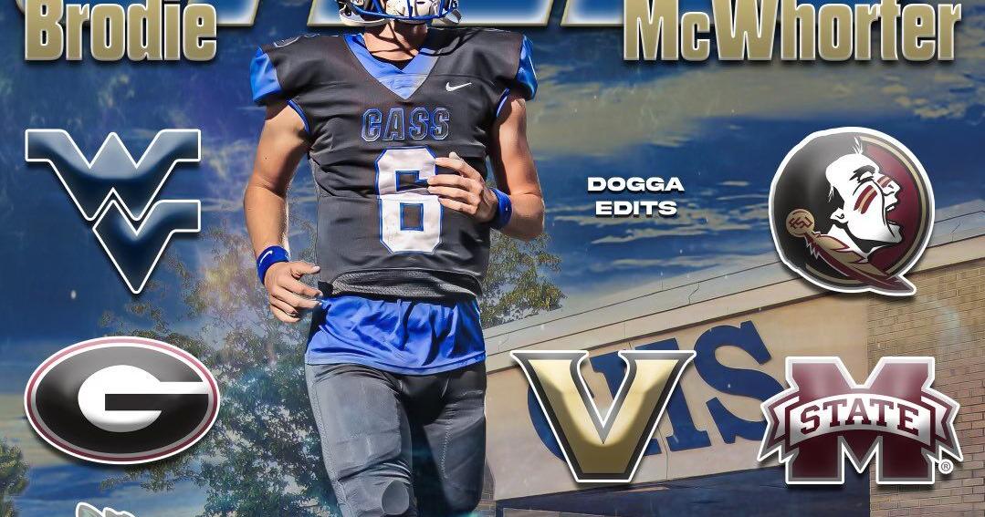 Top QB Prospect Brodie McWhorter Decommits from West Virginia Following ...