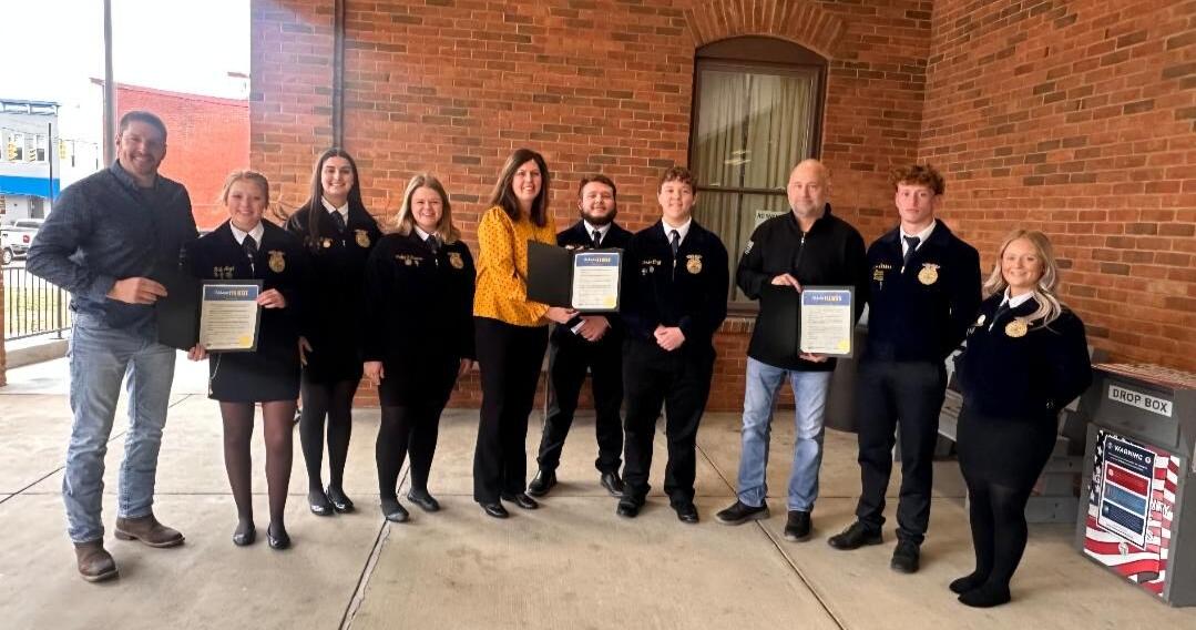 Gallia County Commission makes proclamation for FFA Week | Gallipolis ...