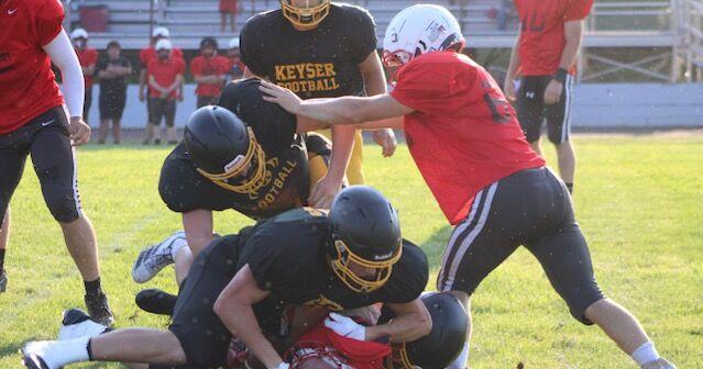 Keyser football scrimmages Petersburg on the road | Mineral County WV ...