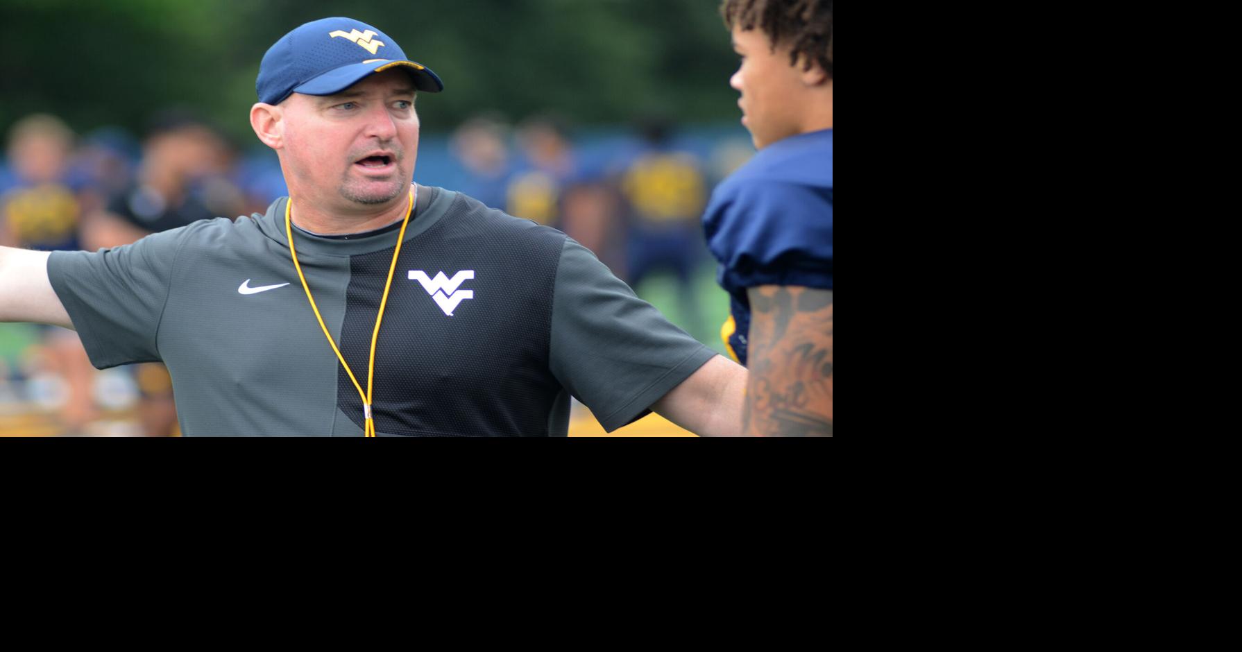 WVU football 0801 Pat Kirkland during practice | West Virginia ...