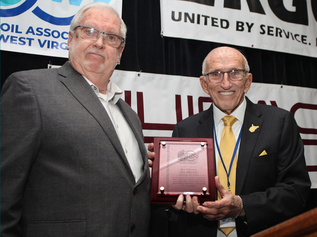 GO-WV presents Rusty Hutson, Sr. Heritage Award to Wace Oil and Gas's ...