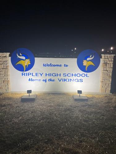 New welcome sign unveiled at Ripley High School | Jackson Star and ...