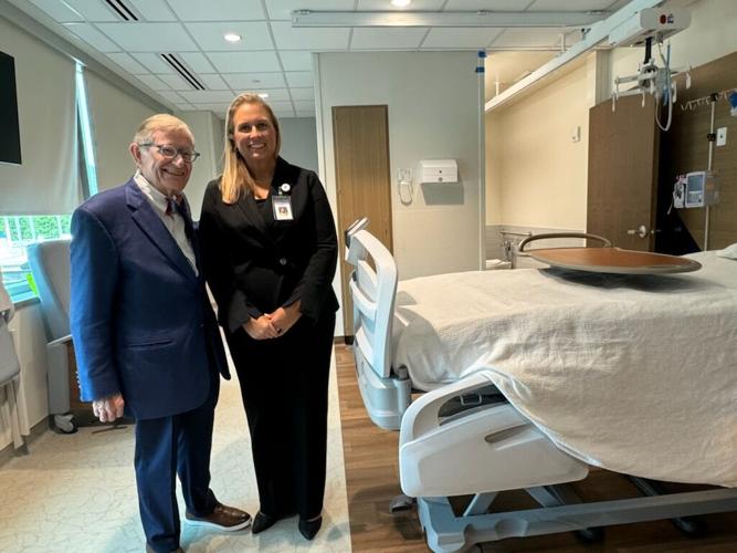 WVU President Gee tours the new wing of WVU Medicine Jackson General ...