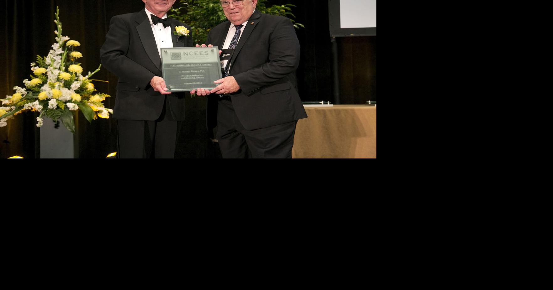 L. Joseph Timms received NCEES Distinguished Service award | | wvnews.com