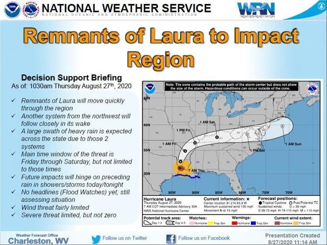 Rainfall from Tropical Depression Laura forecasted to end by midday ...