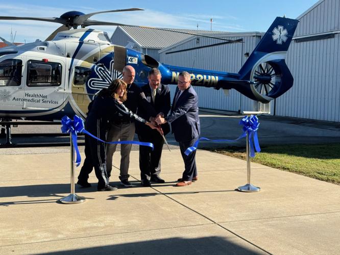 HealthNet Aeromedical Services unveils new H135 Helicopter based at Jackson County Airport ...