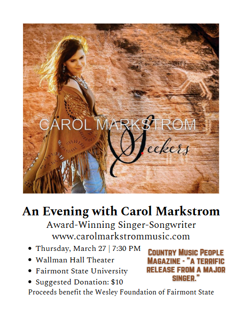 Singer-songwriter Carol Markstrom to perform at Fairmont State ...