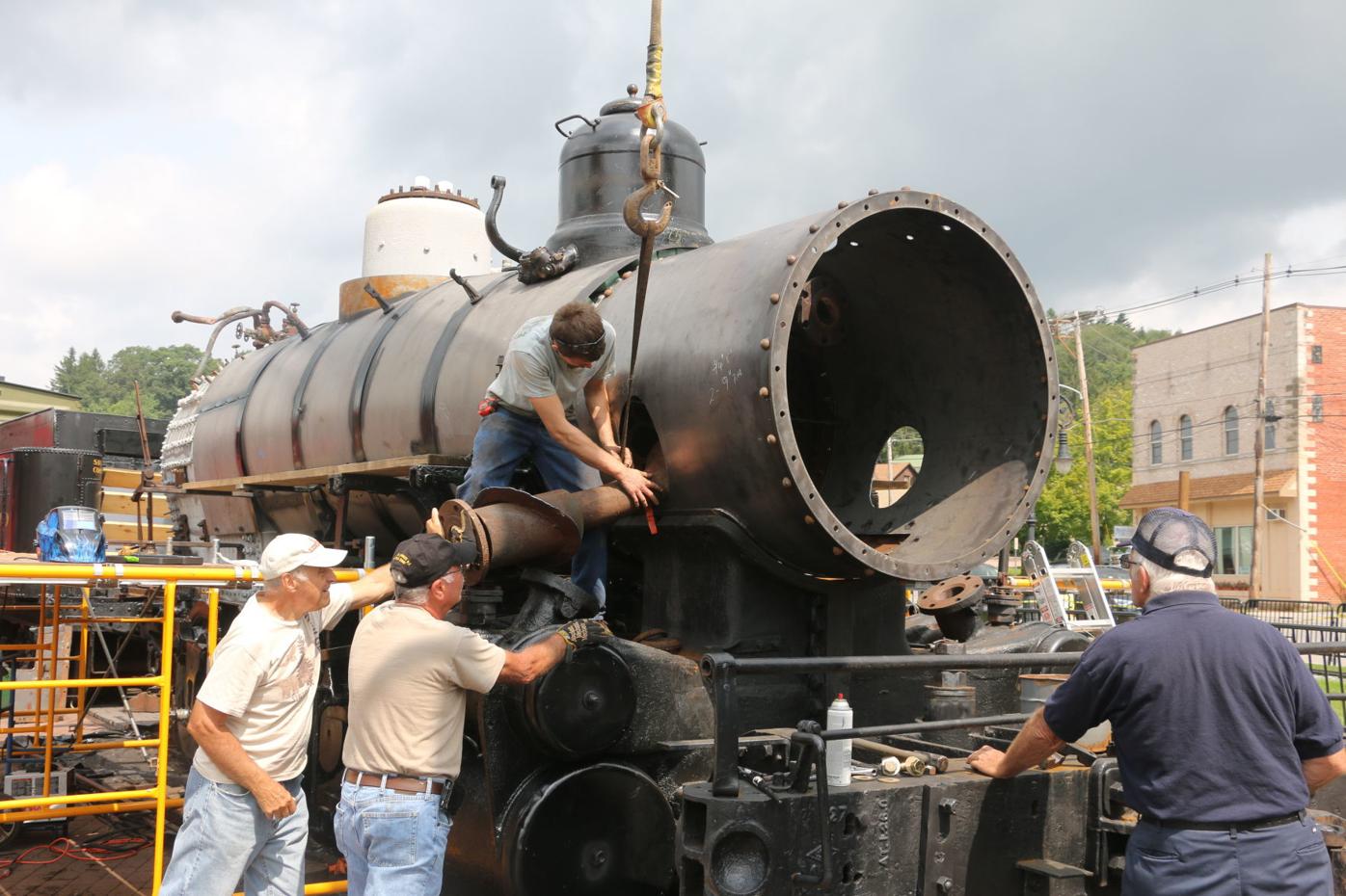Garrett Pride — Steam locomotive taking shape at museum | News | wvnews.com