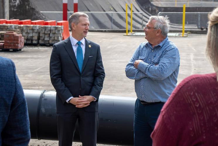 Riley Moore joins local officials at Tygart Dam to celebrate emergency ...
