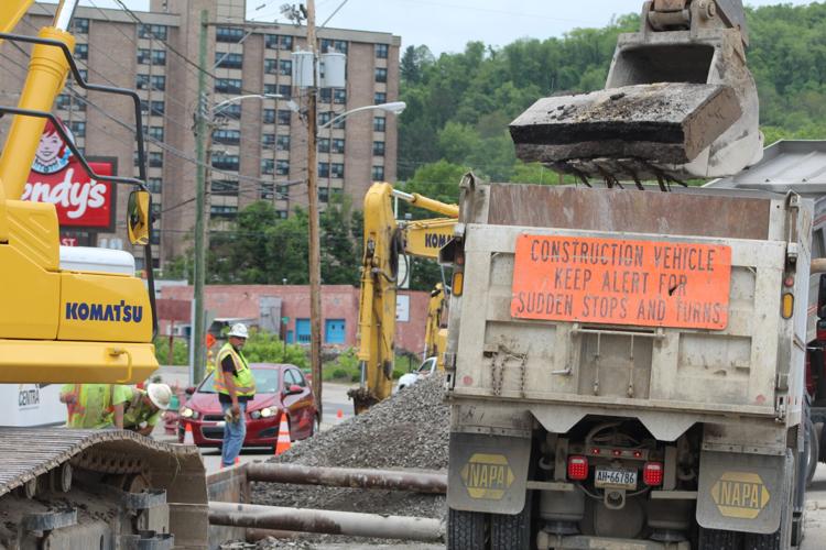 Sewer and stormwater line replacement continues in downtown Clarksburg ...