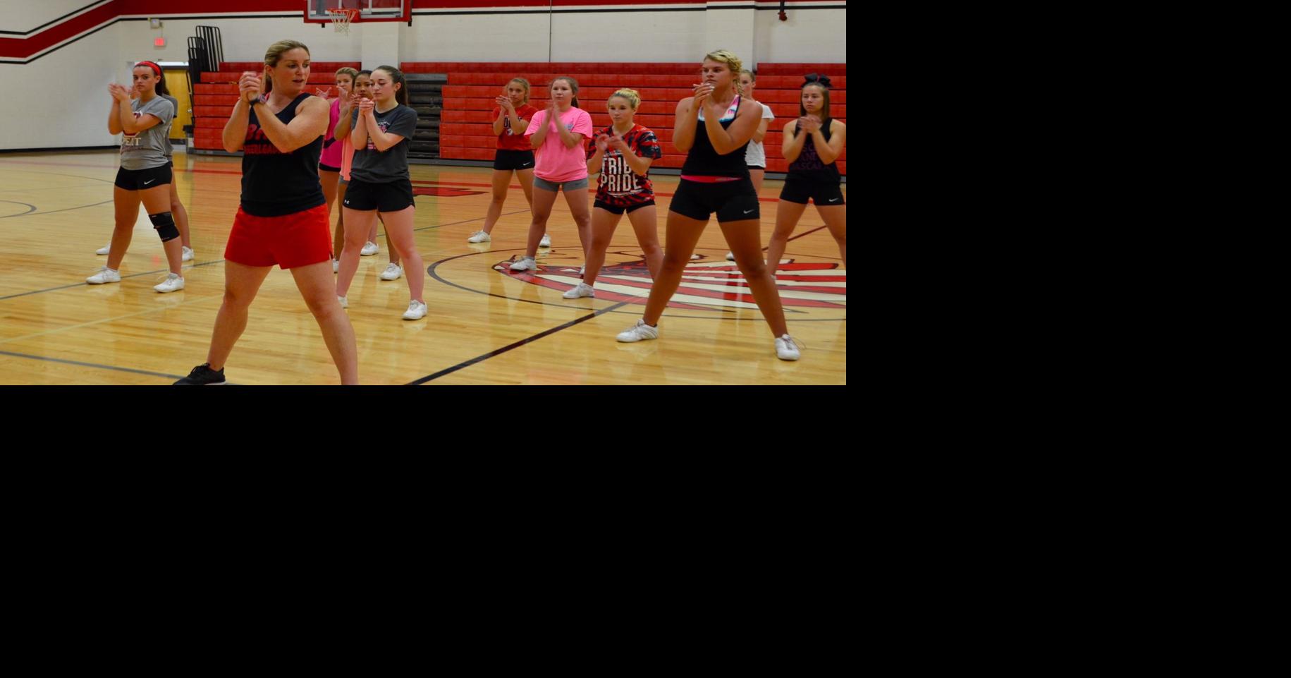 Cheer Camp conditions the next group of BHS cheerleaders | Bridgeport ...