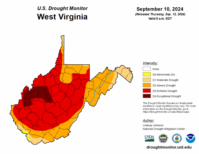 Drought grips West Virginia: Forecast shows no relief in sight ...