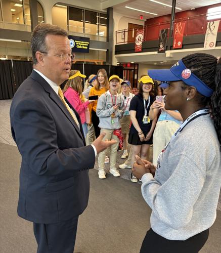 West Virginia Secretary of State Kris Warner speaks to Boys and Girls ...
