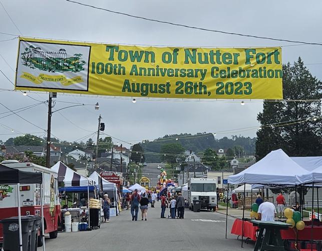 100 year celebration held in Nutter Fort, West Virginia, featuring ...