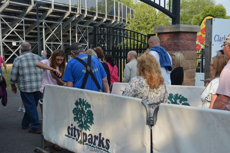 .38 Special rocks into Clarksburg (West Virginia) Amphitheater ...