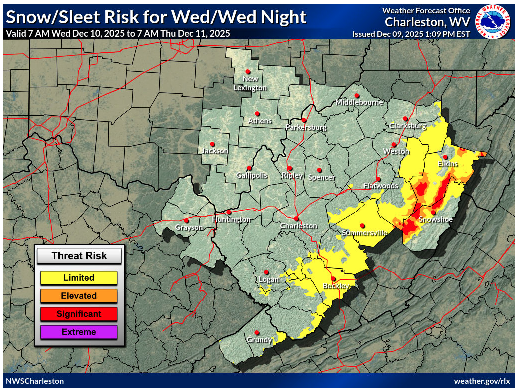 Blizzard warning issued for West Virginia mountains Wednesday | WV News ...
