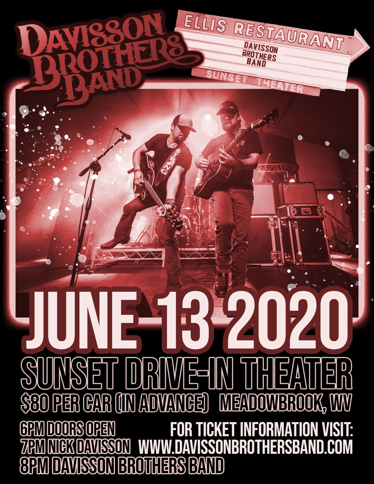 Davisson Brothers Band announce June 13 concert at Sunset Drive-In | WV ...