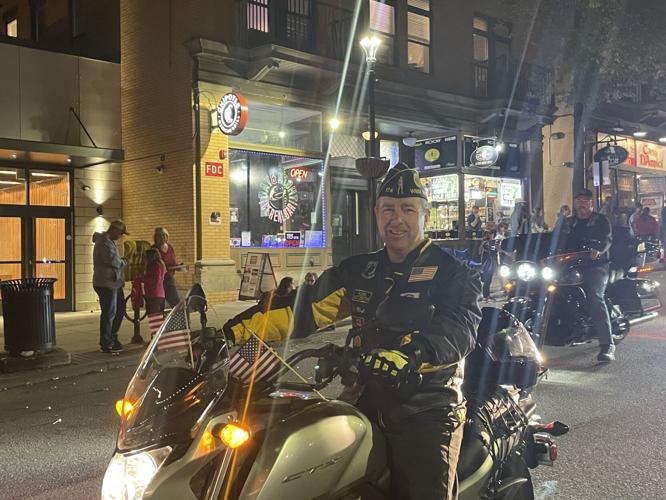 Veterans Day Parade in Morgantown, West Virginia, marches on Marine ...