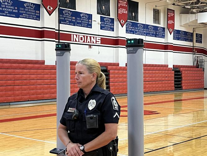 Weapons detection system showcased at Bridgeport High School by ...