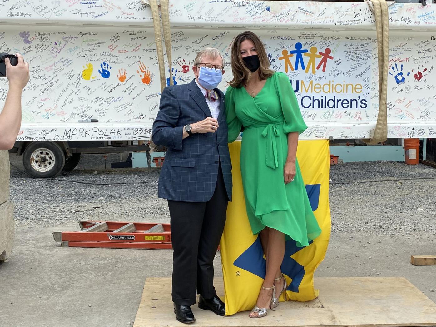 WVU Medicine Children's celebrates 'topping off' new hospital | WV News ...