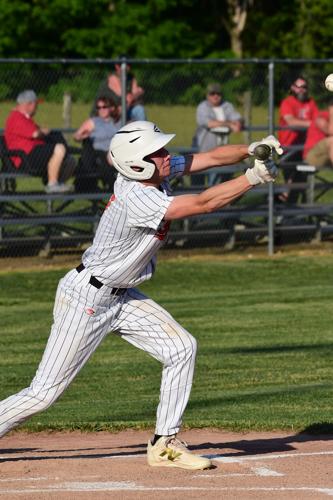 SH 7 helps his own cause with a sac bunt.JPG | | wvnews.com