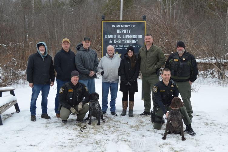 Memorial ceremony held for Deputy Livengood, K-9 partner Sarge ...