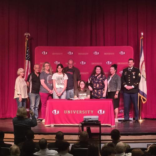 University High School honors student enlistees on West Virginia's ...