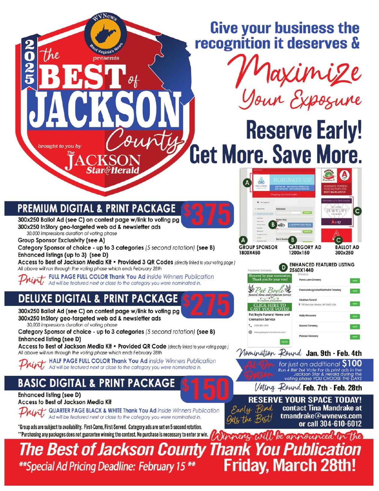 2025 Best of Jackson County Promo Packages | | wvnews.com