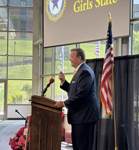 West Virginia Secretary of State Kris Warner speaks to Boys and Girls ...