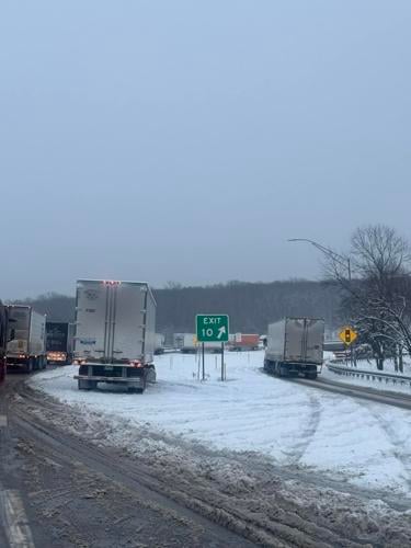 Interstate 68 shut down by wrecks on incline between Cheat Lake and Coopers Rock in Monongalia ...