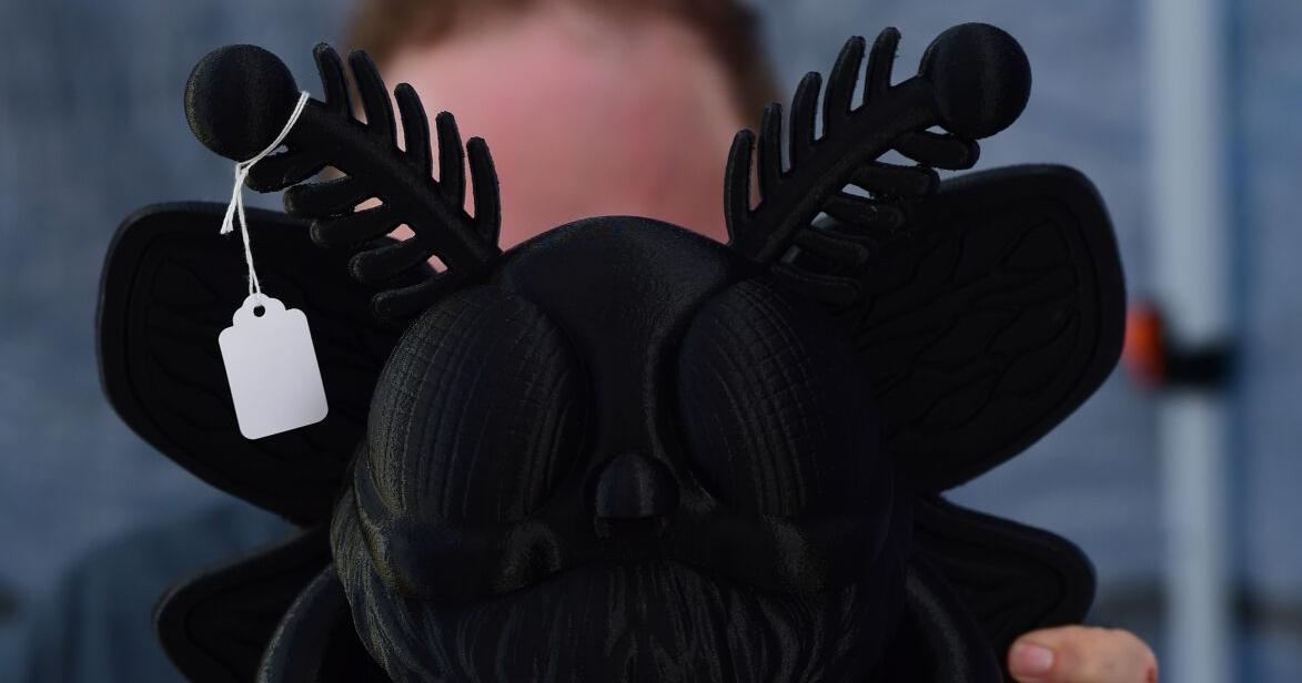 moth man 3d printed by bob's doodads.JPG | | wvnews.com