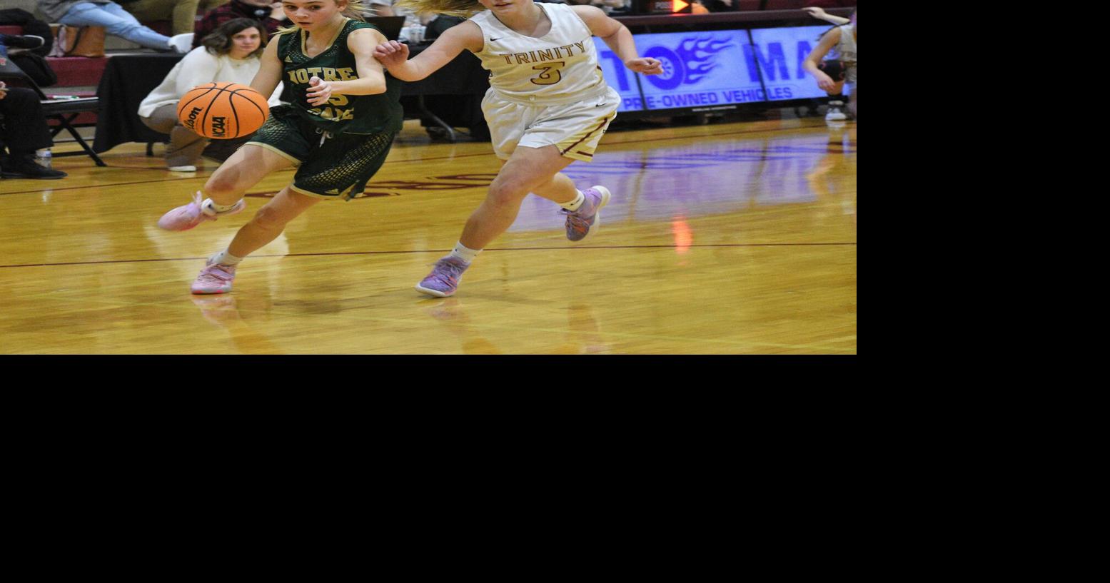Trinity girls sharp early in defeat of Notre Dame | West Virginia High ...