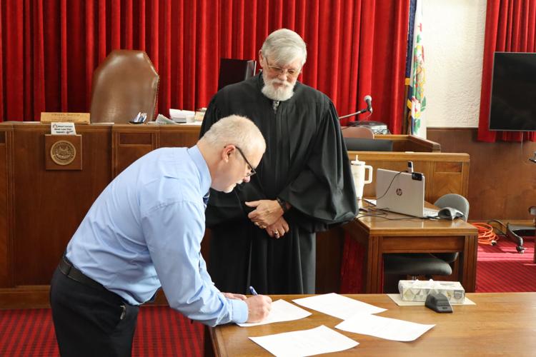 Scott Spiker officially sworn in as Sheriff in Preston County, West ...
