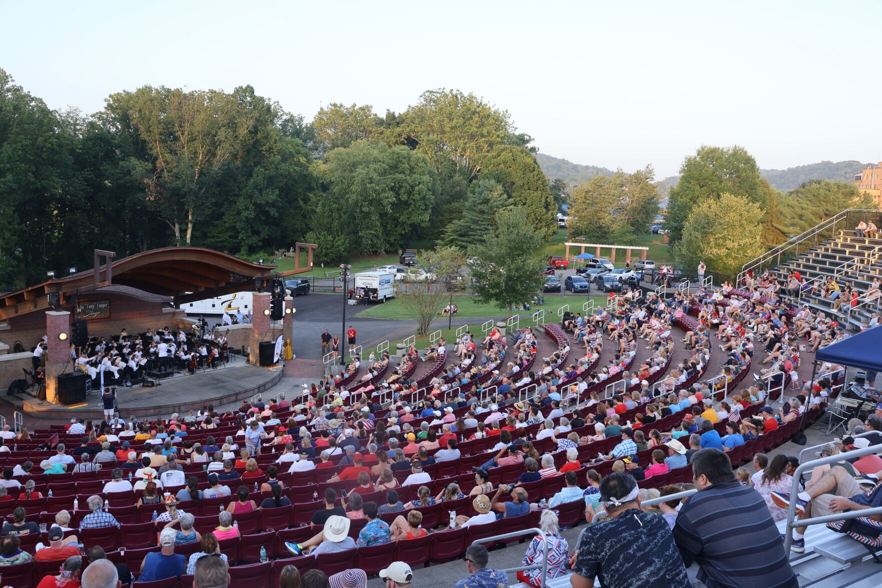 Wide shot at Clarksburg Amphitheatre | | wvnews.com
