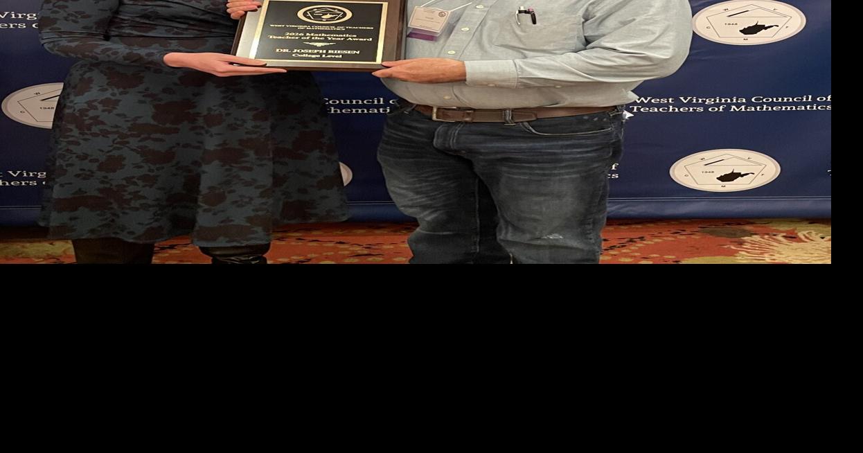 Fairmont State professor earns statewide math teaching award | WV News ...