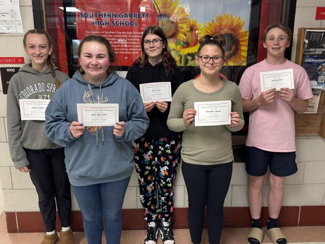 Southern Students of the Month recognized | Garrett News | wvnews.com