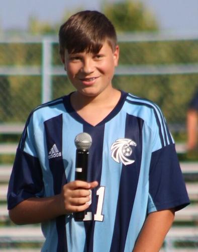 Frankfort soccer player Connor Jewell announces himself at Meet the ...