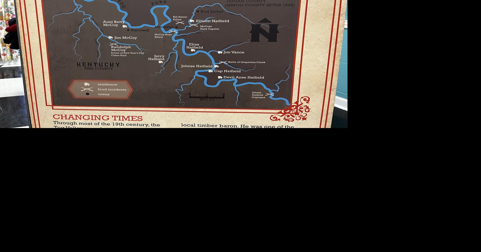 Hatfield's and McCoy's map | | wvnews.com