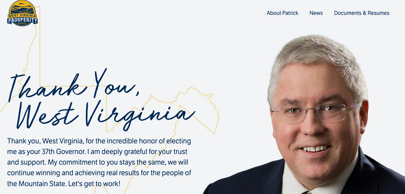 Group supporting West Virginia Gov.-elect Morrisey launches resume ...