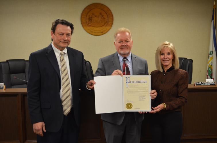 Marion Co., West Virginia, officials celebrate Randy Elliott's 18 years ...