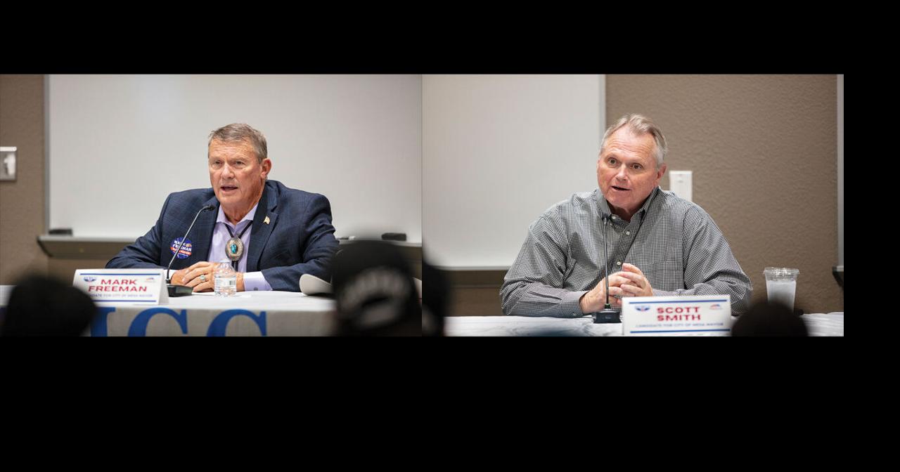 Scott Smith, Mark Freeman debate their Mesa Mayor qualifications | News ...