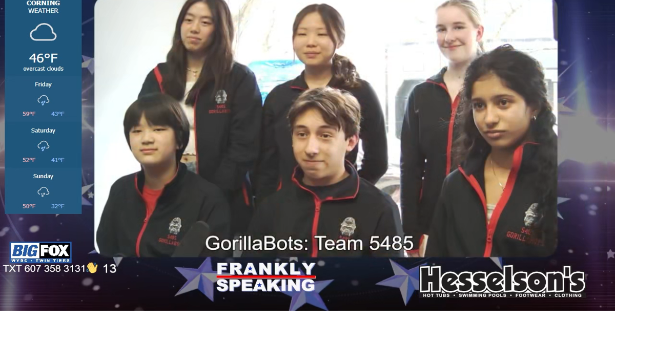 FRANKLY SPEAKING: GorillaBots Headed To World Championship | Frankly Speaking | wydc-tv.com