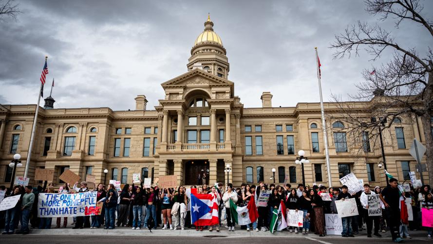 Cheyenne students hold ICE Out protest, 2-13-26 | Gallery | wyomingnews.com