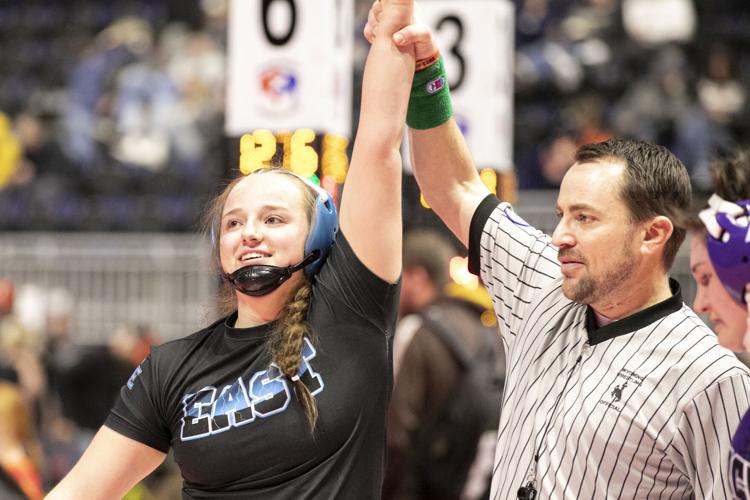 East's Gracin Goff, Central's Meadow King reach girls wrestling finals ...