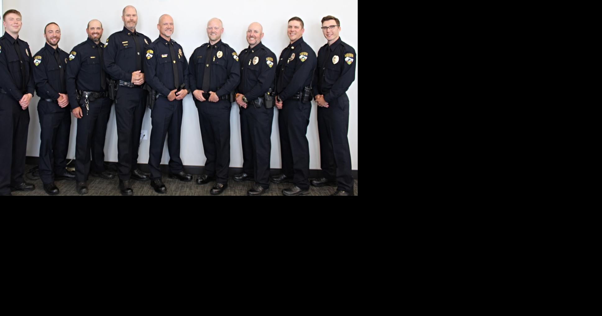 Laramie Police Department Swears In New Officers Celebrates Promotions