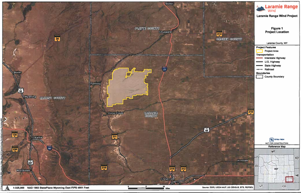 $1.1 billion wind farm proposed for northwest Laramie County | News ...