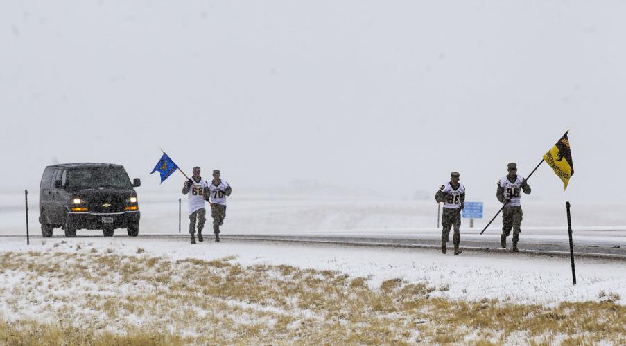 Cadets bring ball home in Bronze Boot Run | Local News | wyomingnews.com