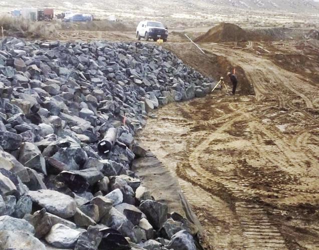 Drop structure rock work is nearly done | Local | wyomingnews.com