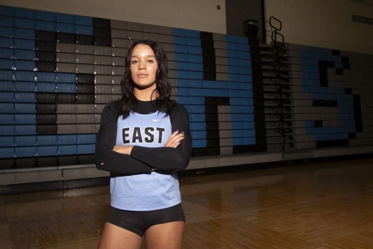 Taliah Morris and Maggie Madsen's three wins helped East win team state ...